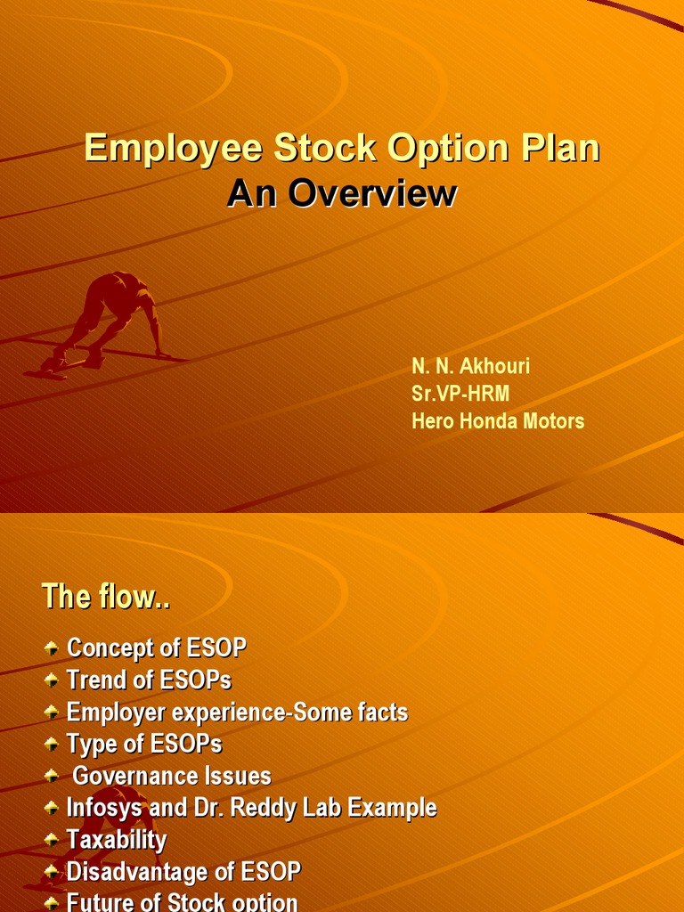 Employee Stock Option Plan An Overview | PDF | Employee Stock Ownership ...