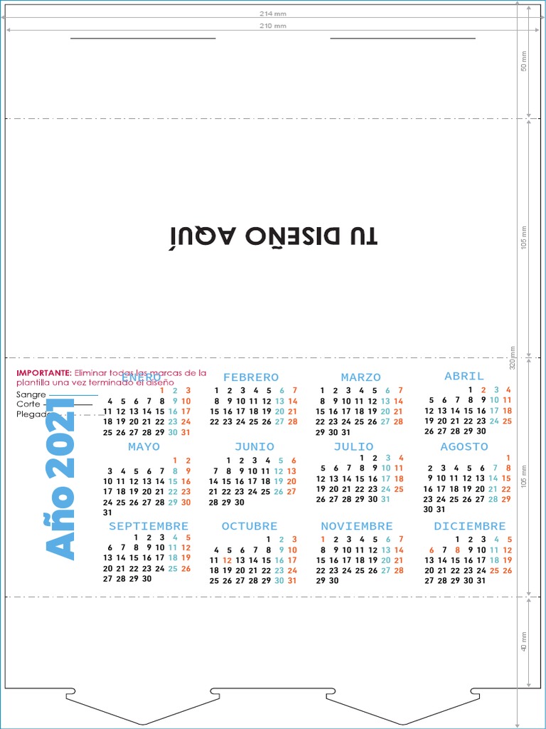 Calendario Mesa Triangular 10 - 5x21 | PDF