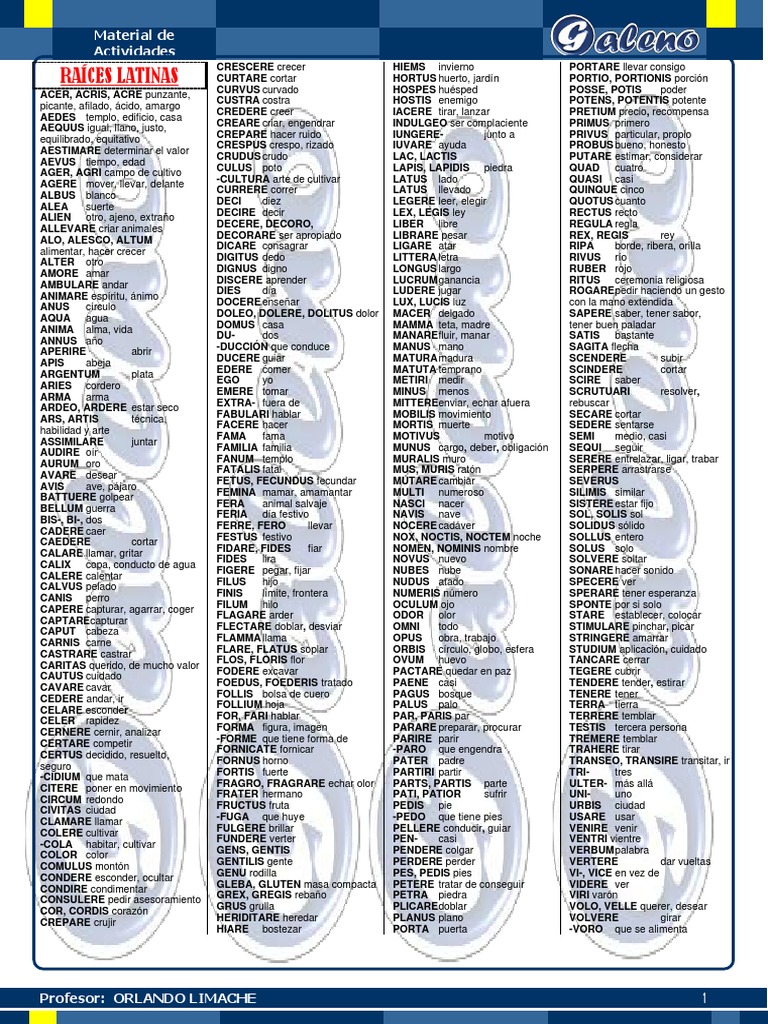 Ra Ces Latinas Tripas 2022 | PDF