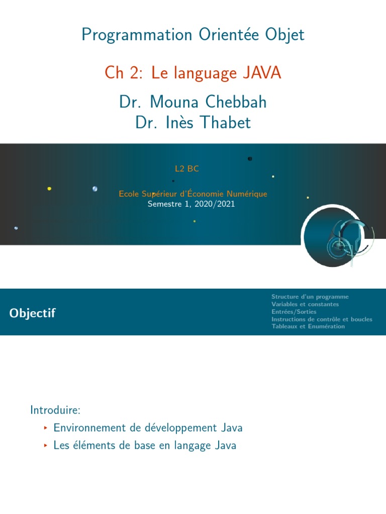 Introduction à la Programmation Java | PDF | Structure de contrôle ...