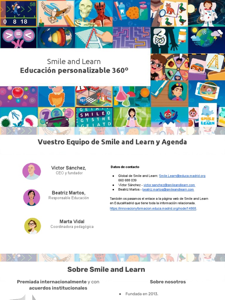 Plataforma Educativa Smile and Learn | PDF | Aprendizaje | Plan de estudios