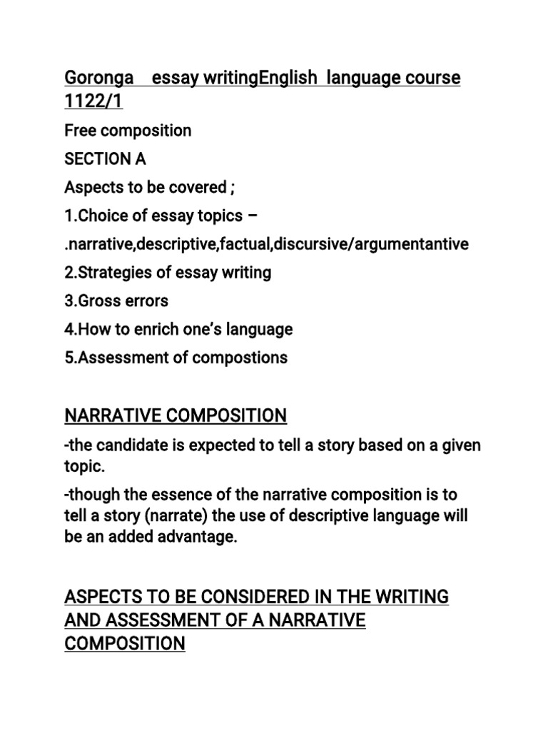 Composition Writing-1-1 | PDF | Language Arts & Discipline | Foreign ...
