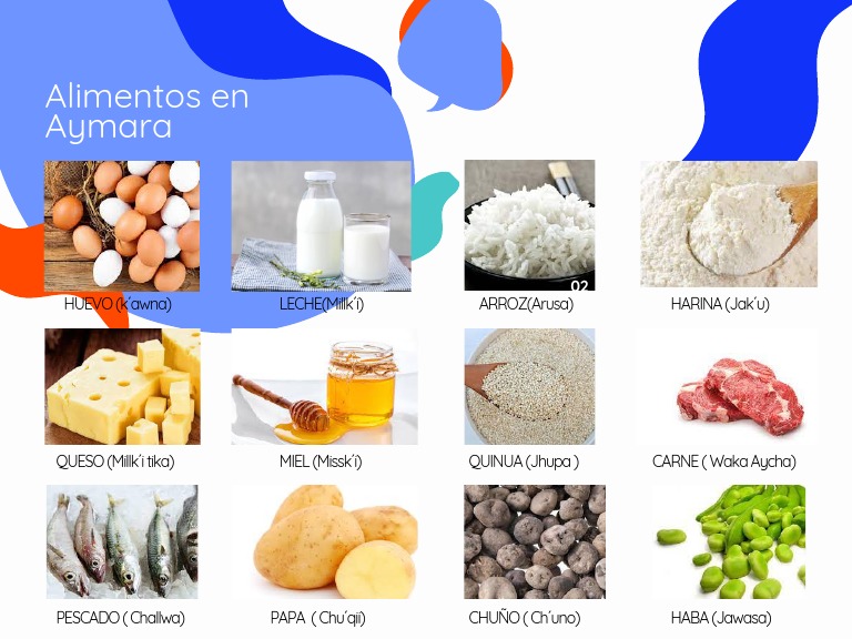 Alimentos en Aymara | PDF