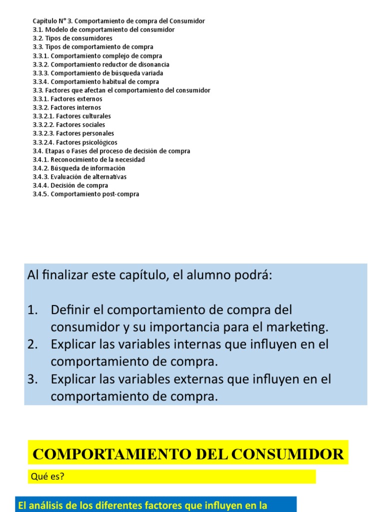 Comportamiento Del Consumidor | PDF | Comportamiento | Comportamiento del consumidor
