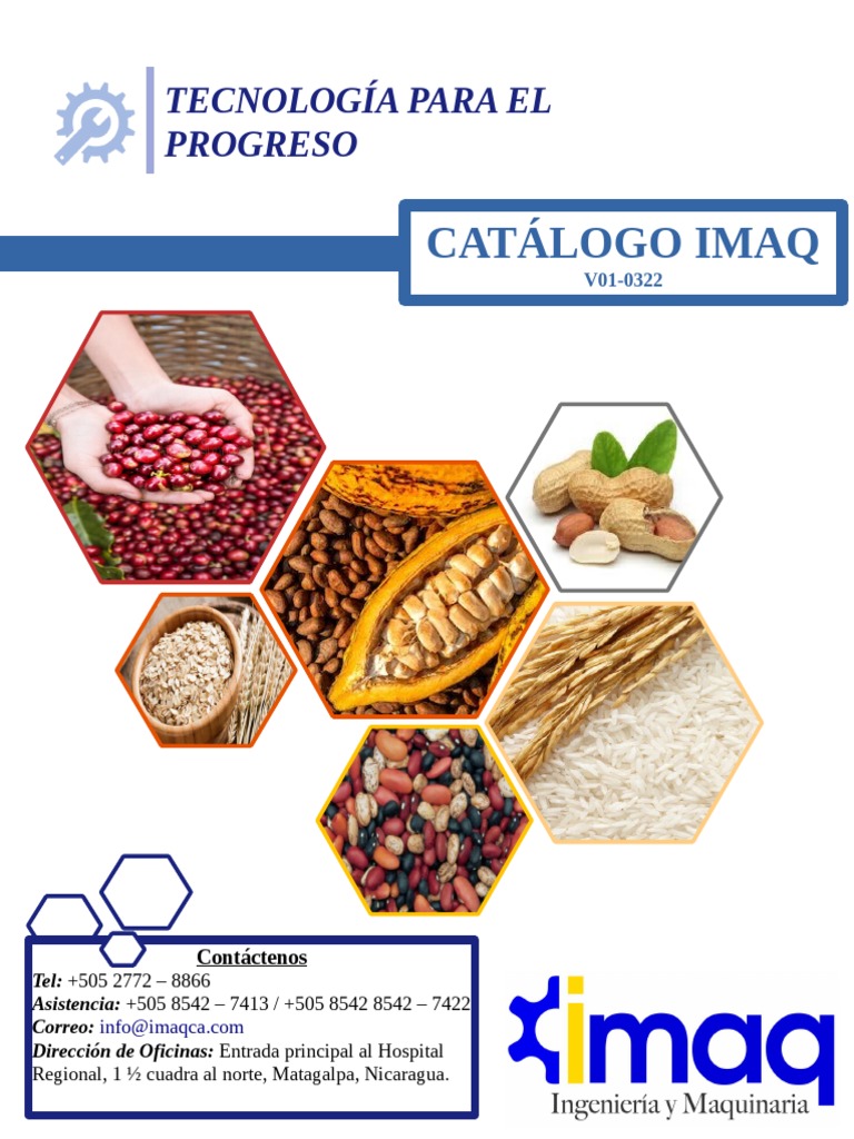 Catálogo IMAQ-V1-0322 | PDF | café | Ingeniería