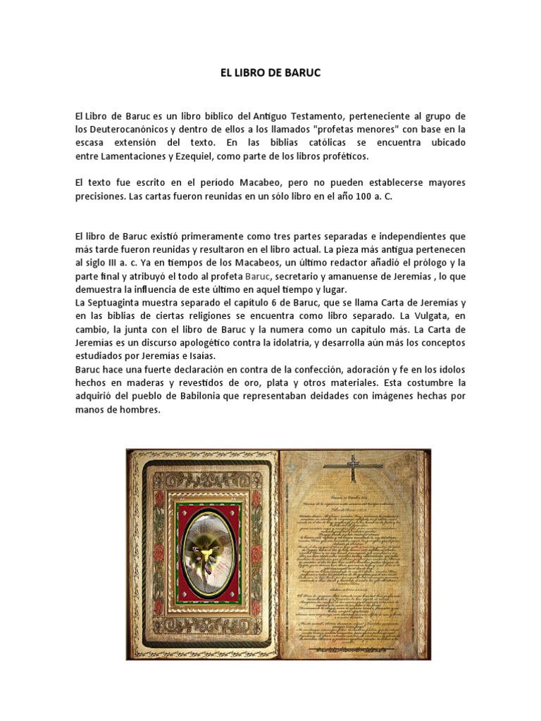 El Libro de Baruc | PDF