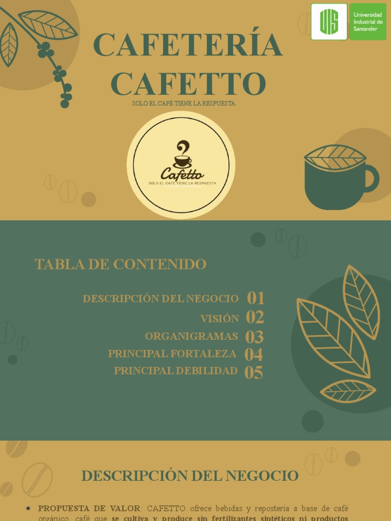 Exposición CAFETERIA Final | PDF | Marketing | café