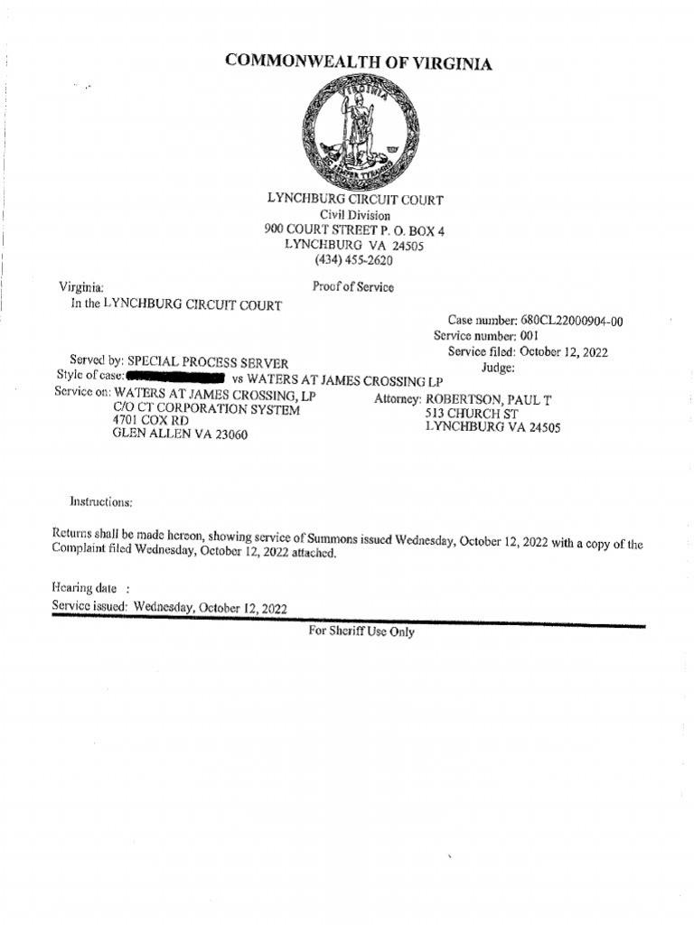 Filed Complaint and Notice of Hearing 101222 | PDF