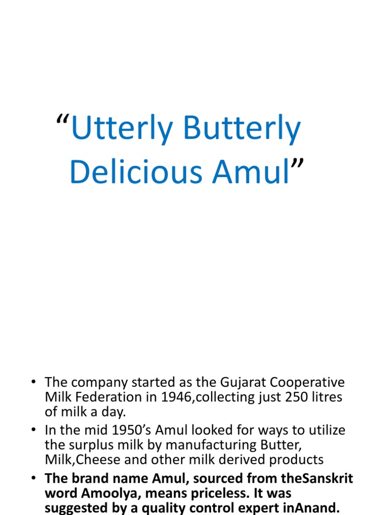 Advertising and Branding Strategy of Amul Butter | PDF