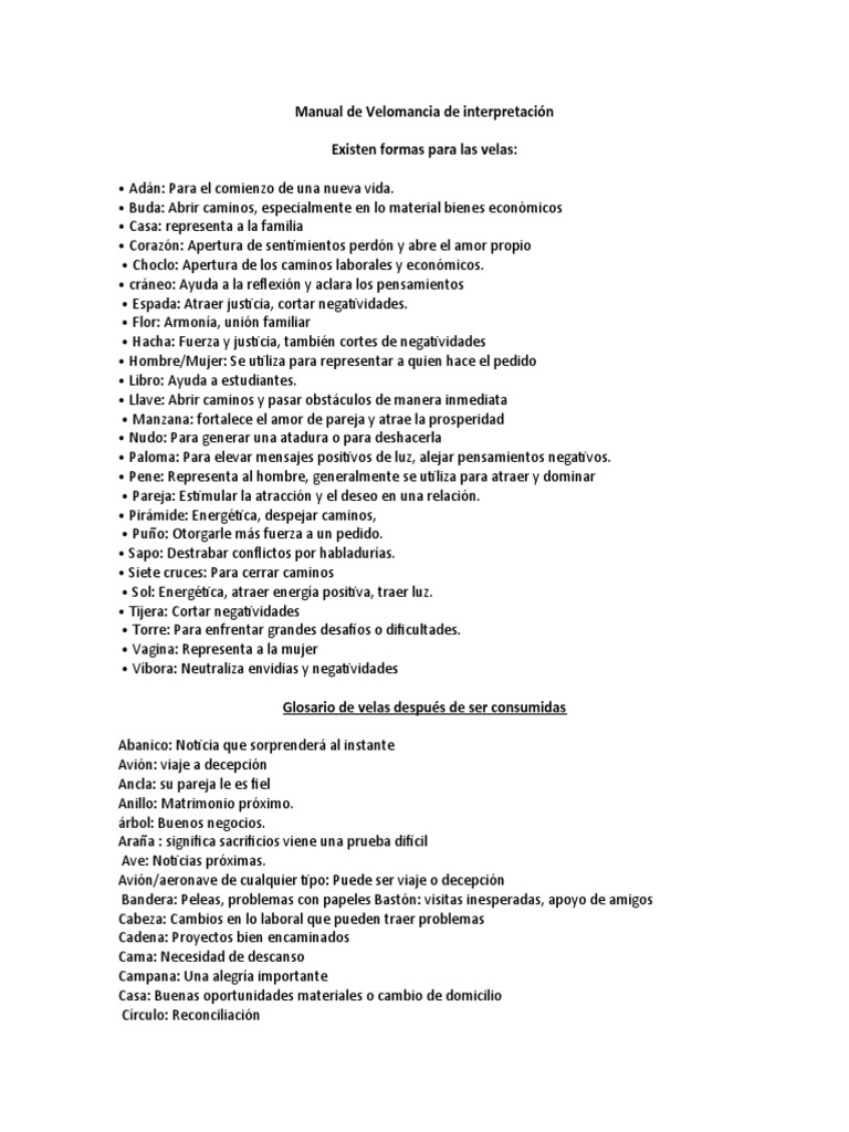 Manual de Velomancia e Interpretación | PDF | Color | Amor