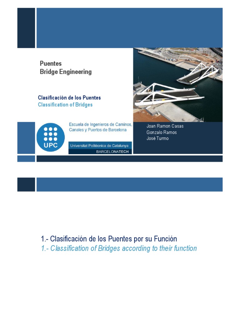 02 Classification of Bridges | PDF | Ingeniero civil