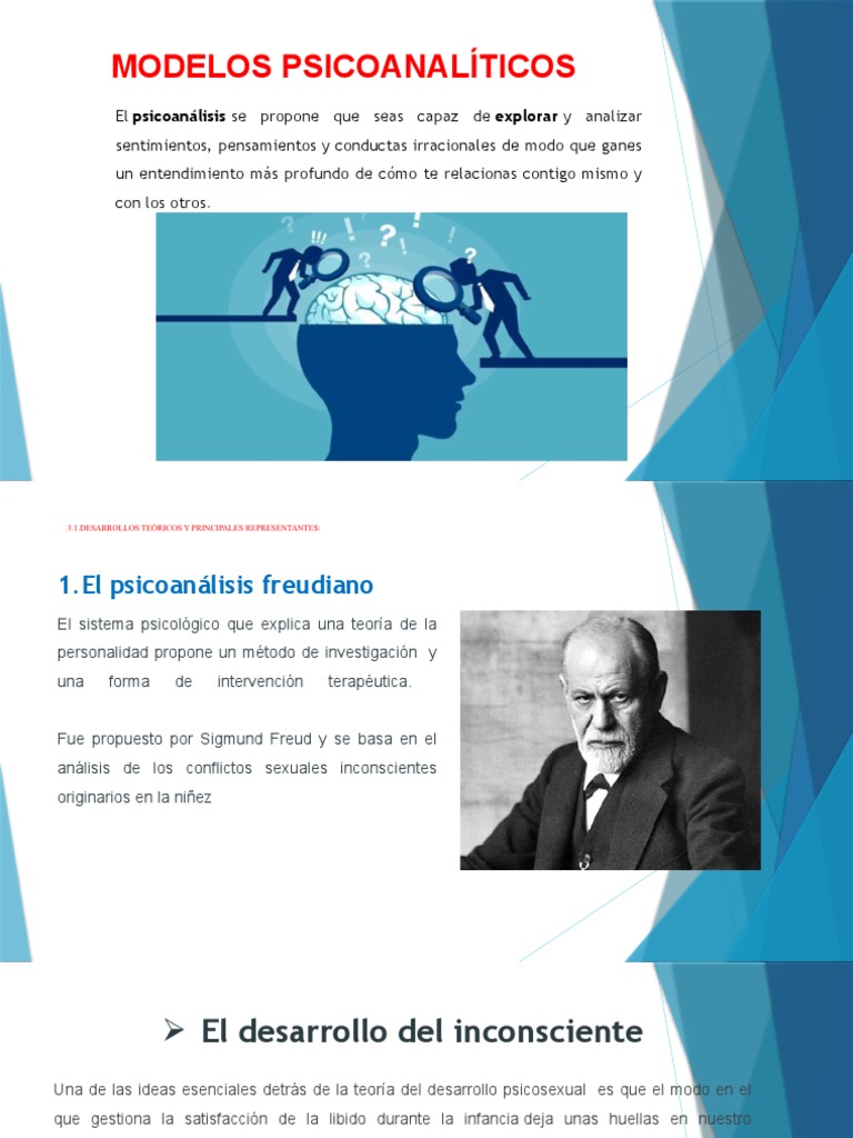 Modelos Psicoanaliticos | PDF | Sicología | Psicoanálisis