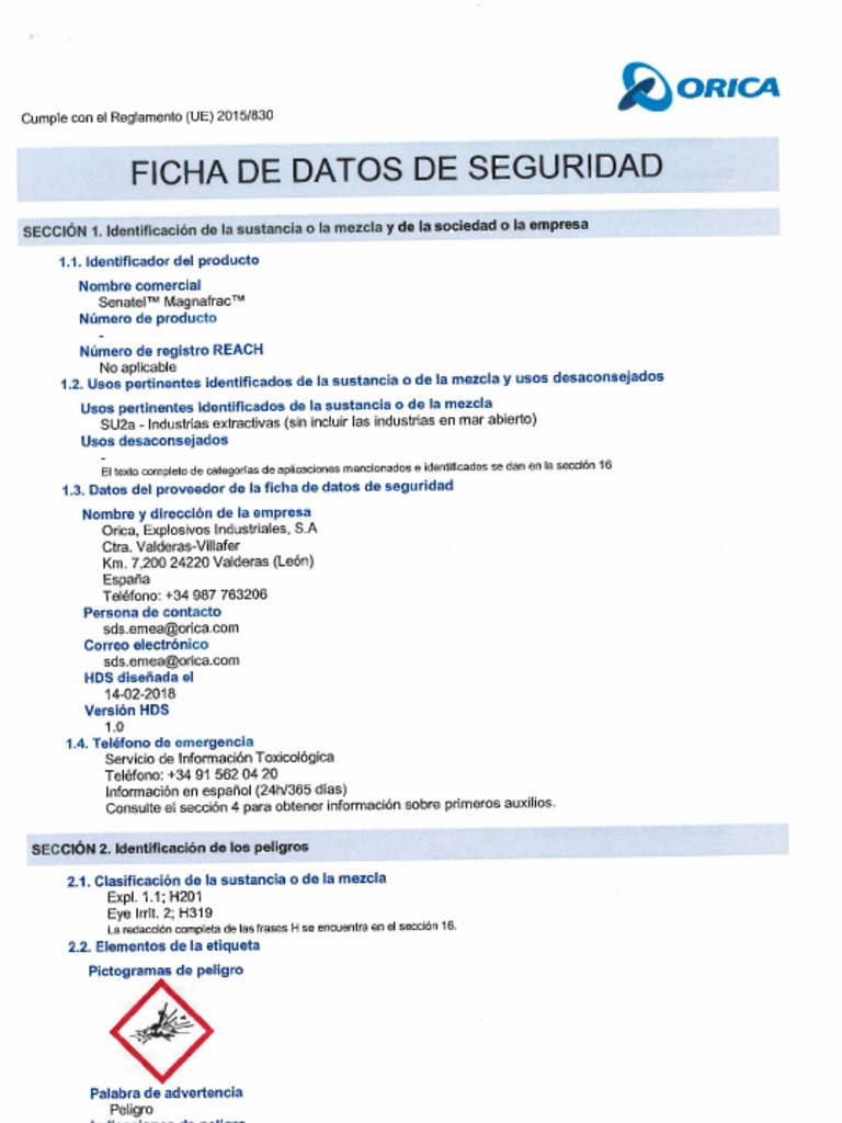 Senatel Magnafrac Explosivos | PDF