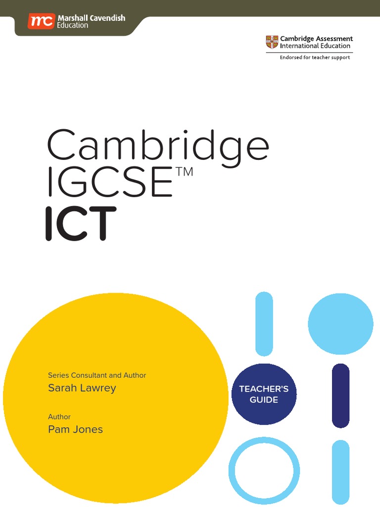 Cambridge Igcse Ict Tg Pdf Application Software Educational Technology