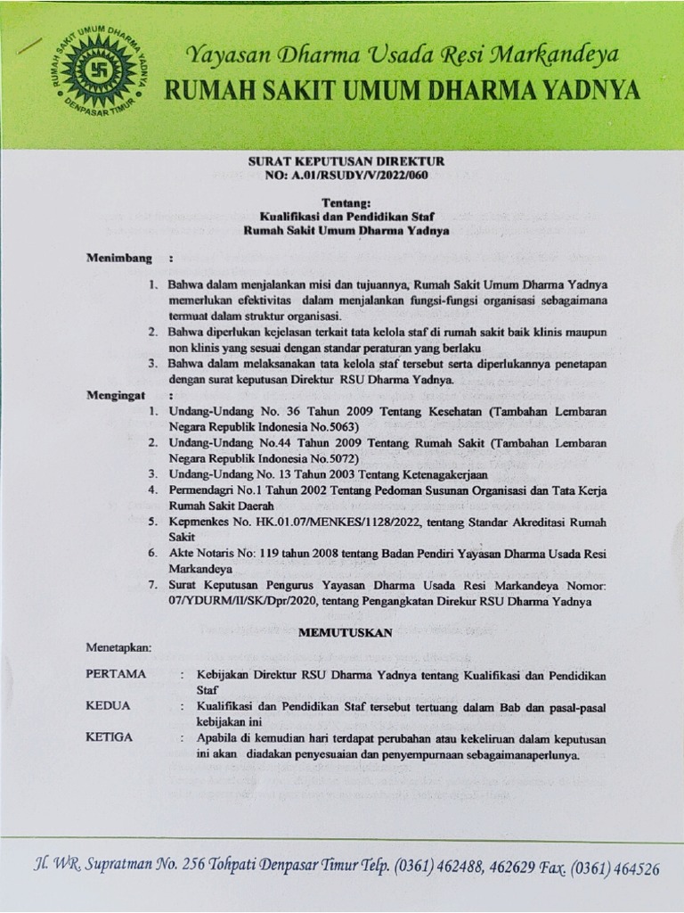 Kebijakan KPS 2022 | PDF