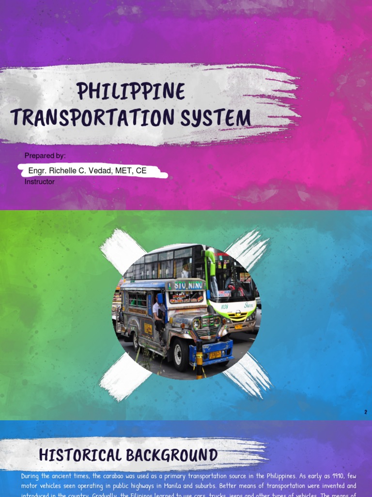 Transportation System in The Philippines | PDF | Public Transport ...