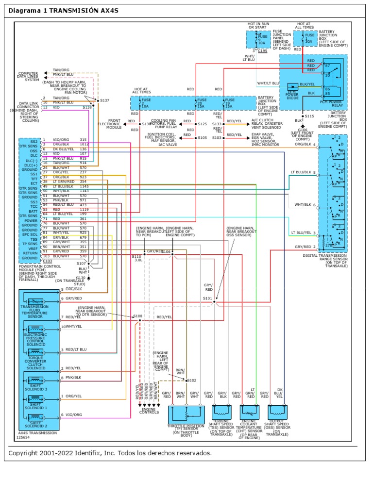 Diagrama Electrico Trans Colores | PDF