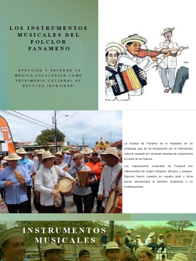 Instrumentos Del Folclore Panameno - NEO | PDF | Instrumentos musicales ...