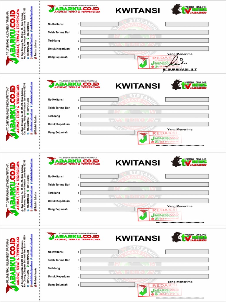 KWITANSI | PDF