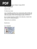 PLDT Termination Requirments | PDF