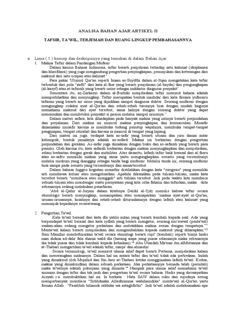 ANALISA kb1 FITRIA RACHMA | PDF