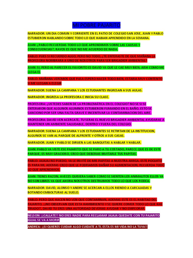 Mi Pobre Pajarito | PDF | Cocina, comidas y vino | Religión y ...