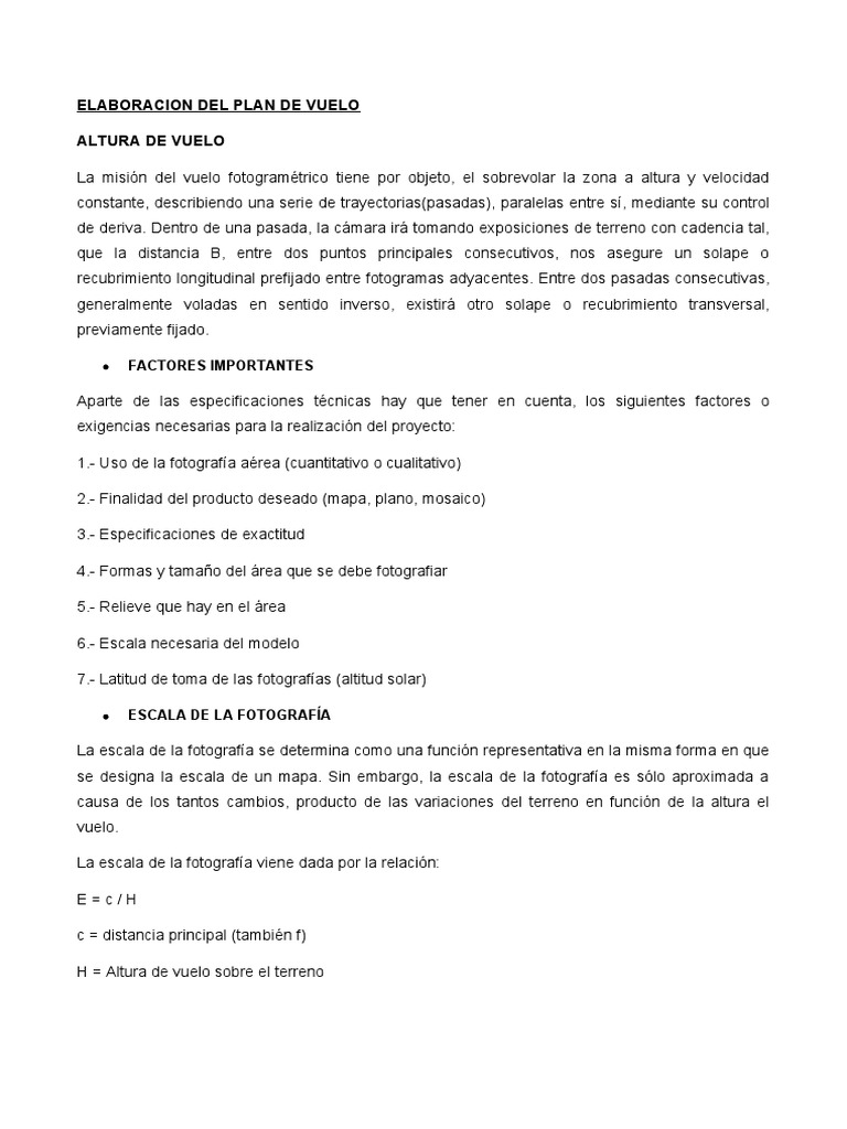 Elaboracion Del Plan de Vuelo | PDF | Science