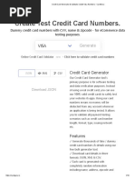 Developer Testing Tool | PDF | Credit Card | Computing