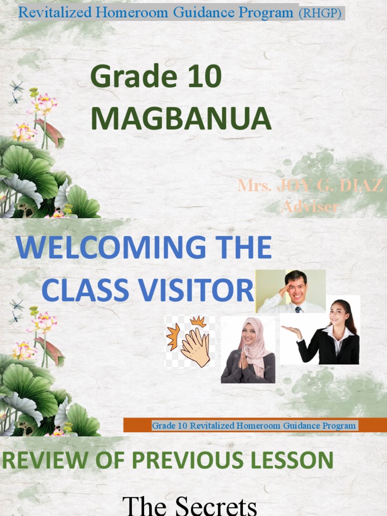 RHGP Q1 Session 2 | PDF