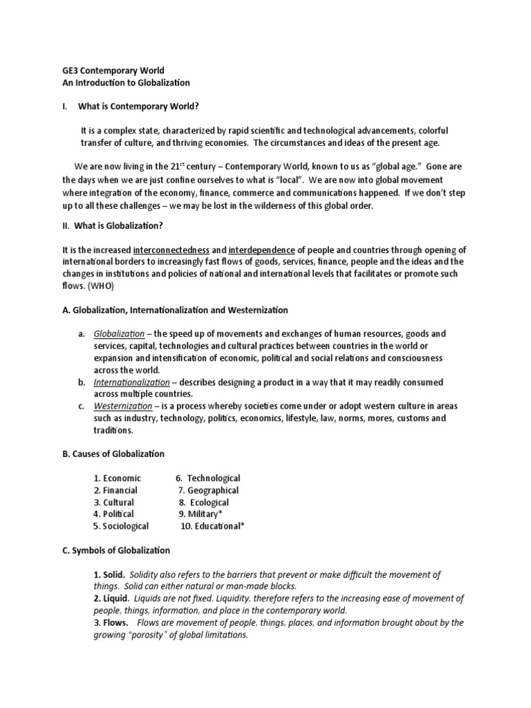 GE3 CWorld Introduction | PDF