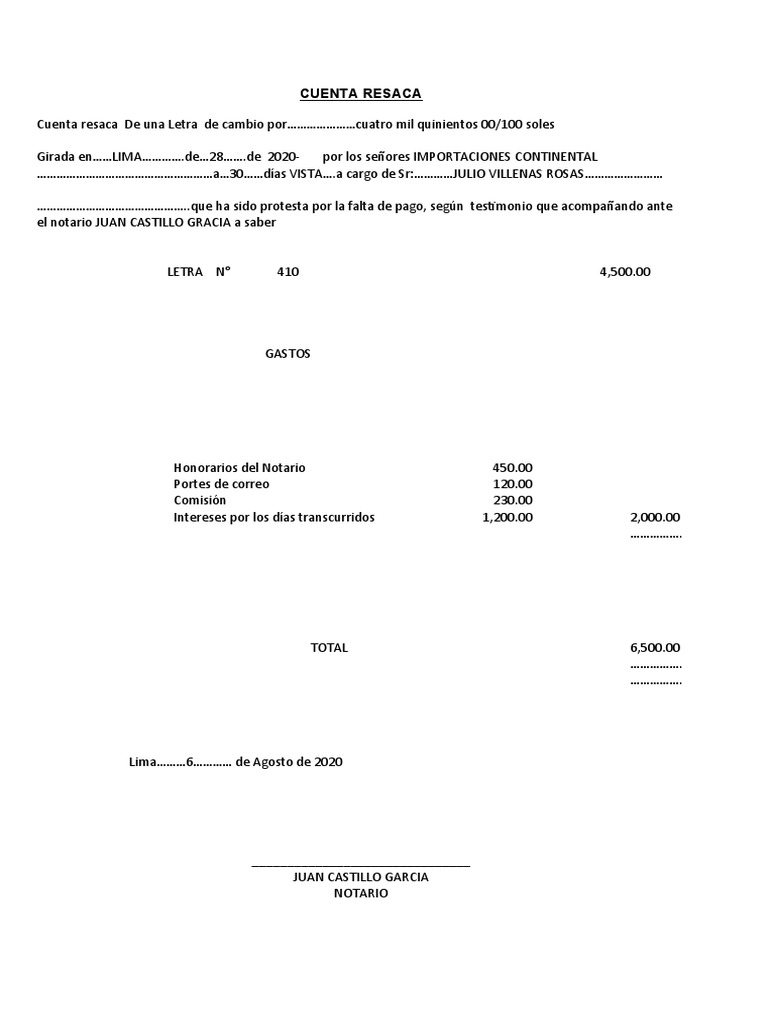 4 - Cuenta de Resaca | PDF
