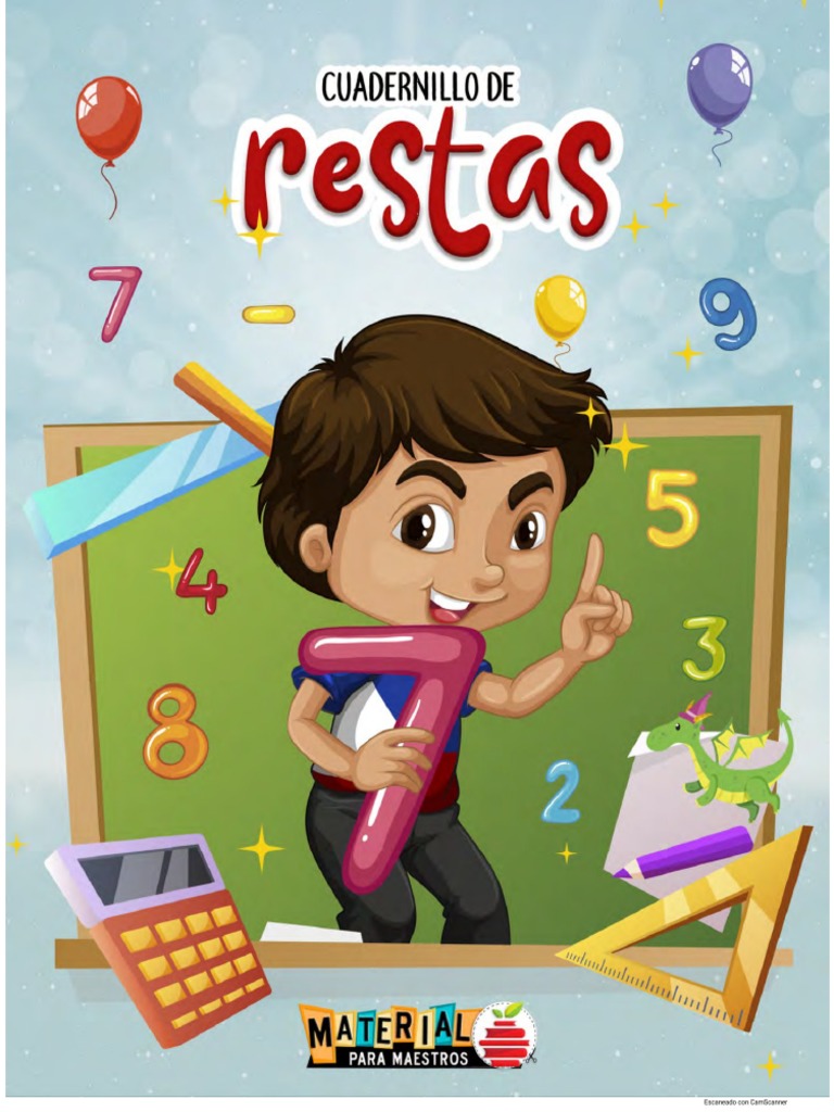Cuadernillo de Restas - DIGITAL | PDF