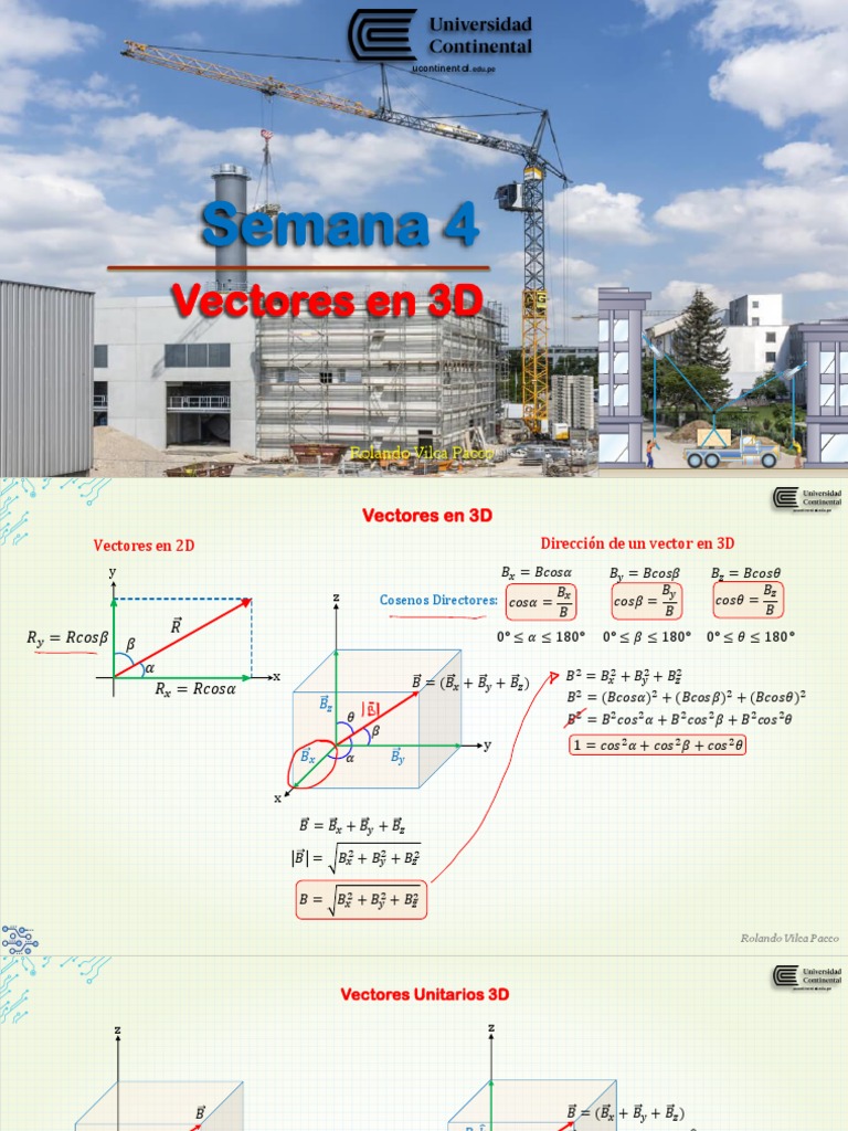 04 Vectores 3d Descargar Gratis Pdf Vector Euclidiano Sistema