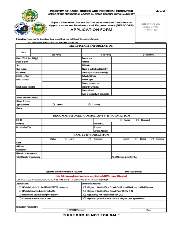 Application Form v4 | PDF