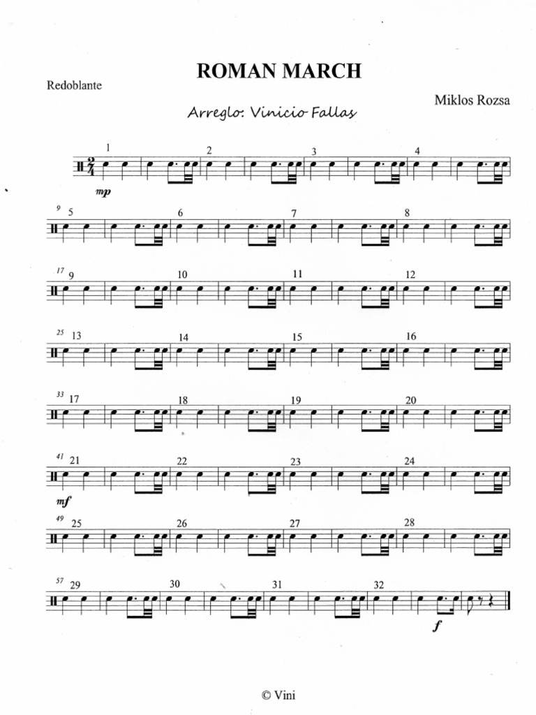 Rodeblante Roman March | PDF