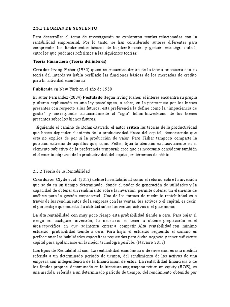 Teorias de Sustento | PDF | Planificación | Los consumidores