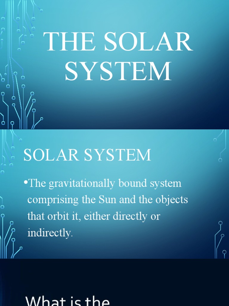 The Solar System | PDF
