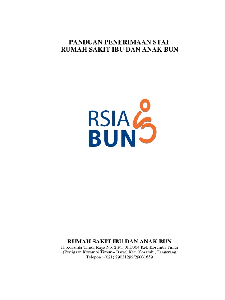 Panduan Rekrutmen Staf RSIABUN | PDF