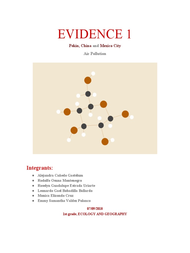 Evidence 1 Ecology 1 Ok | PDF