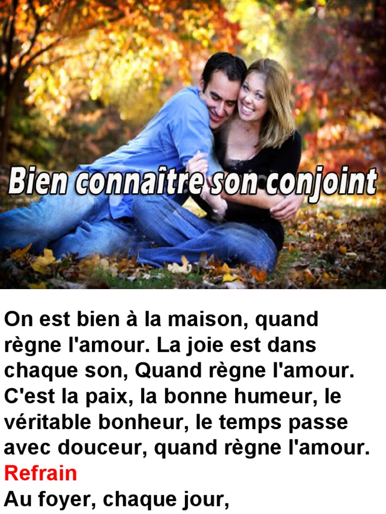 Bien Connaître Son Conjoint | PDF | Amour | Émotions