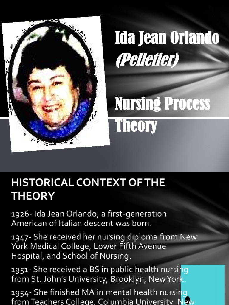 TFN PPT Ida Jean Orlando | PDF | Nursing | Theory