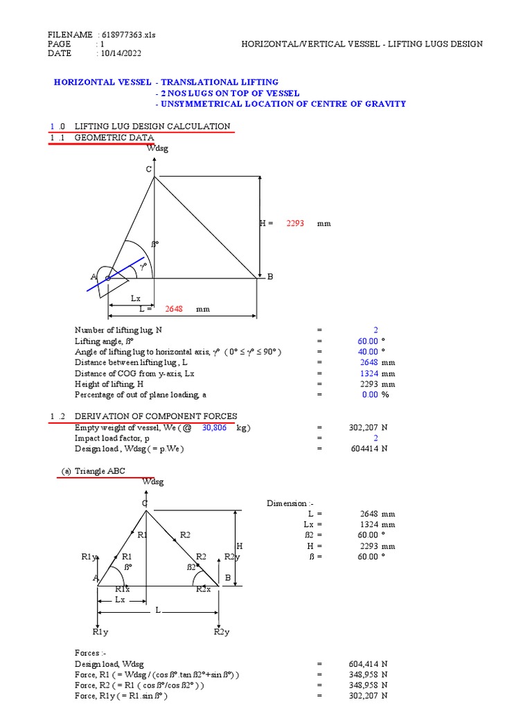 LiftingLug Trunnion | PDF