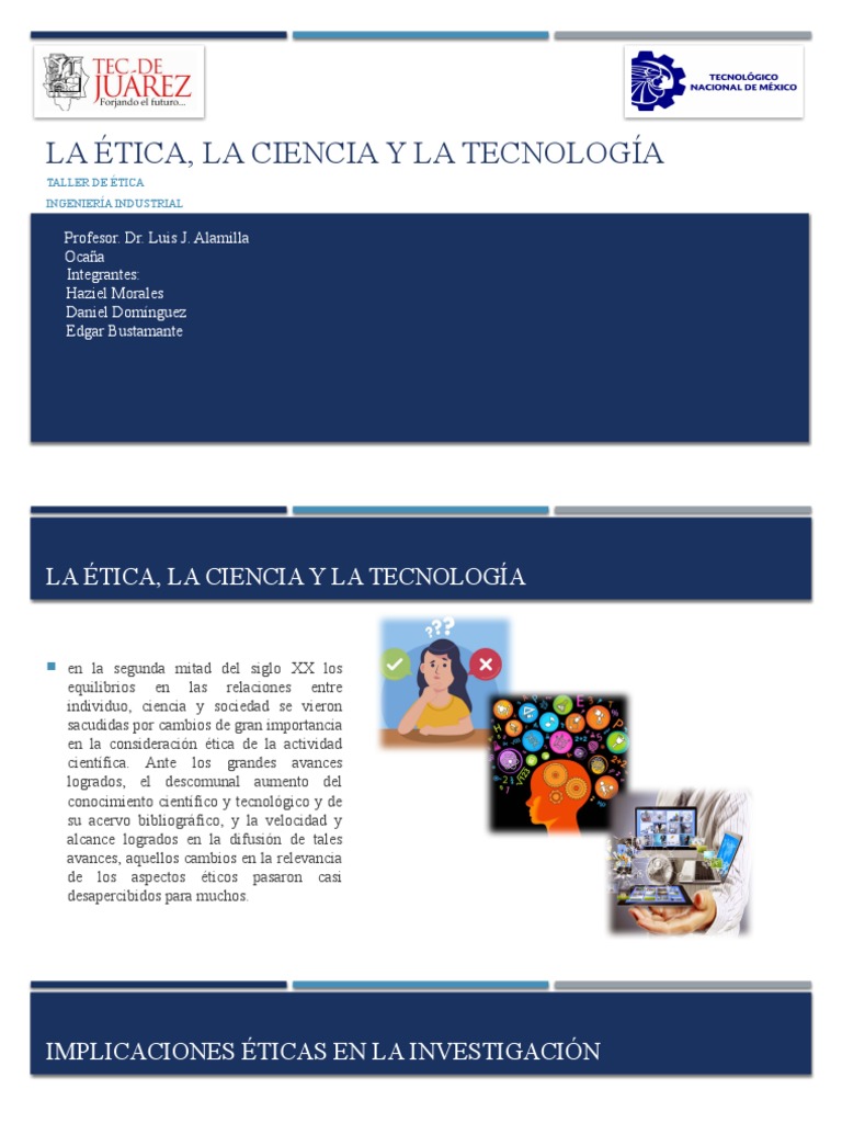 La Ética, La Ciencia y La Tecnología | PDF | Motivación | Motivacional