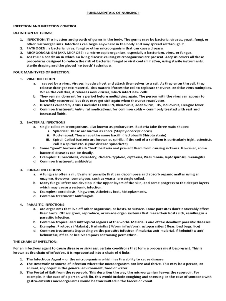 Fundamentals of Nursing | PDF