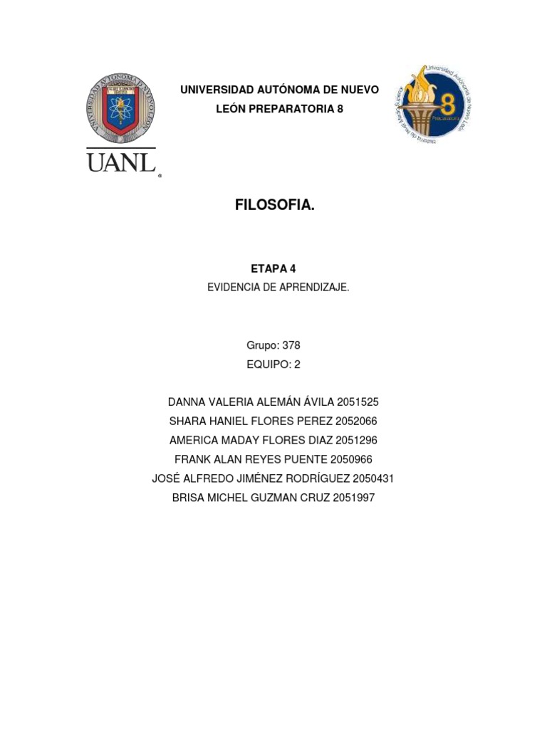 Ev4 Filo Eq2 | PDF | Conocimiento | Pensamiento