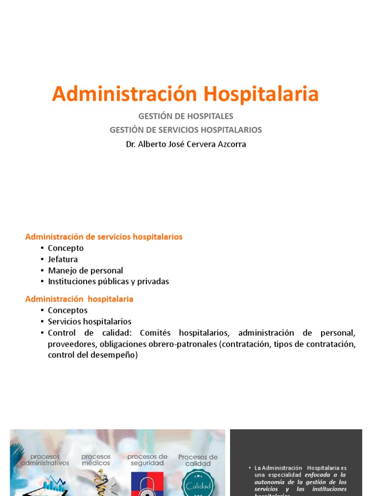Administracion Hospitalaria | PDF | Hospital | Medicina CLINICA