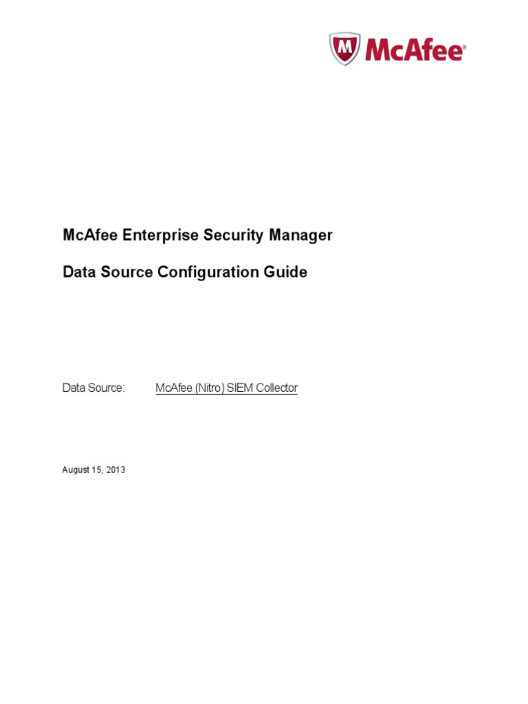 McAfee SIEM Collector Installation and Configuration v1 2 | PDF | Domain Name System | Ip Address