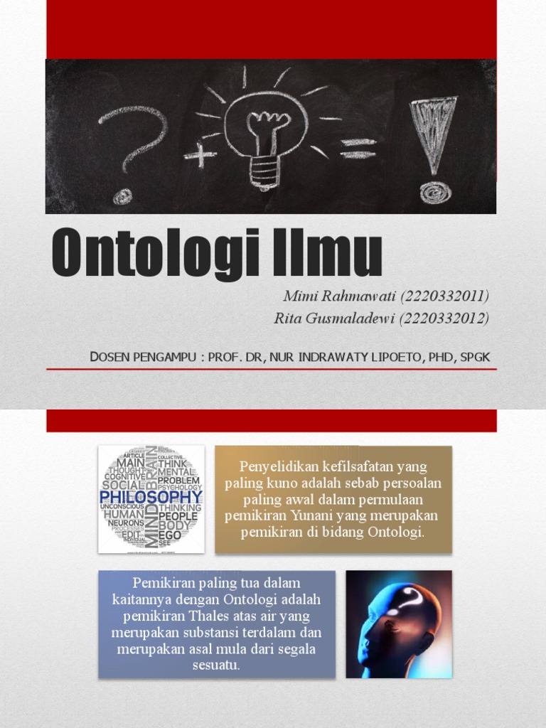 Ontologi Ilmu | PDF