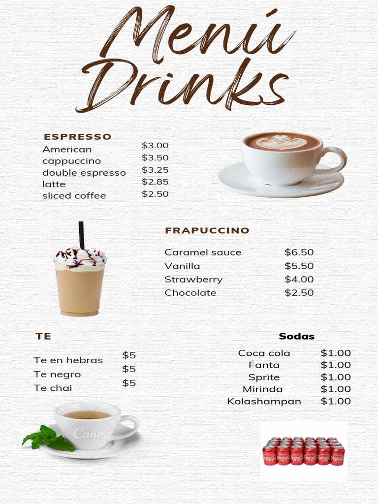 Drinks Menu | PDF