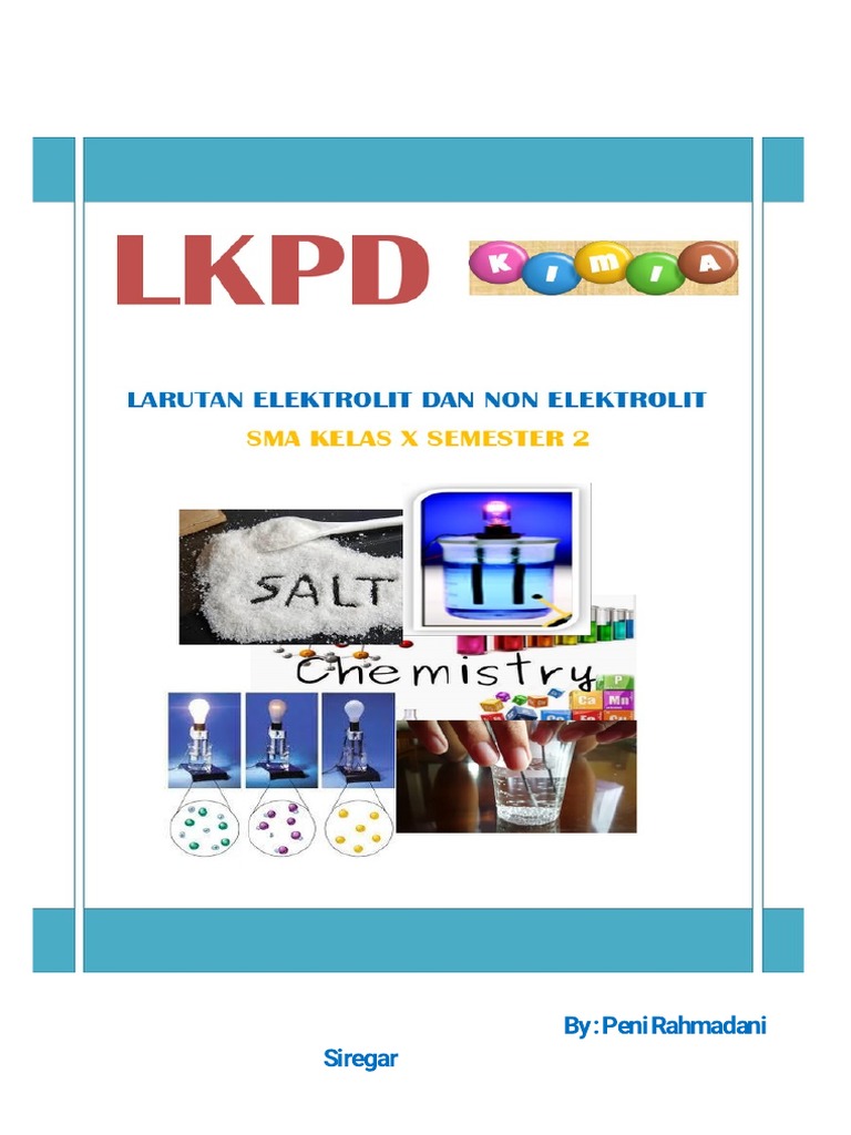 LKPD Larutan Elektrolit Dan Non Elektrolit | PDF